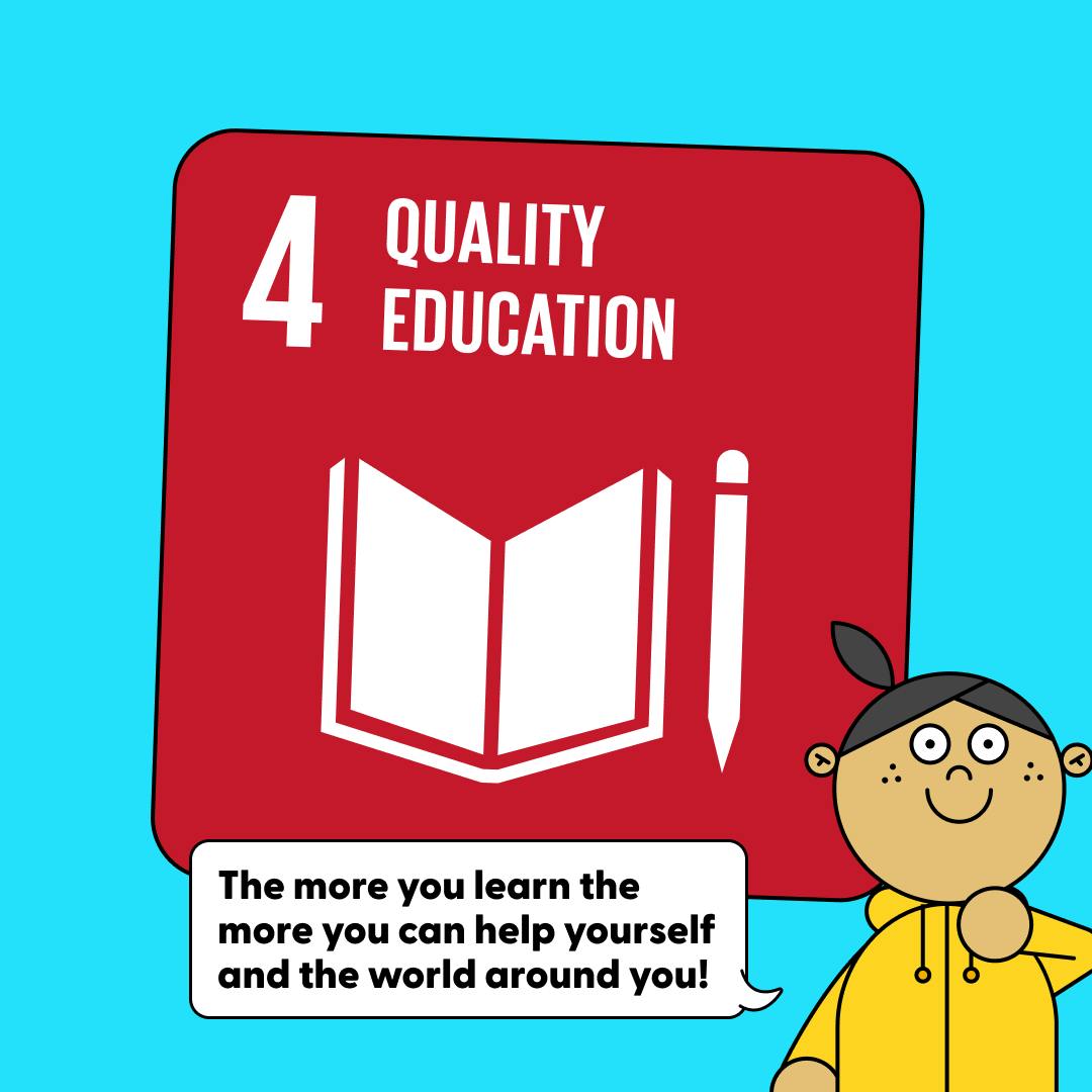 Global Goal 4 Quality Education Earth Cubs